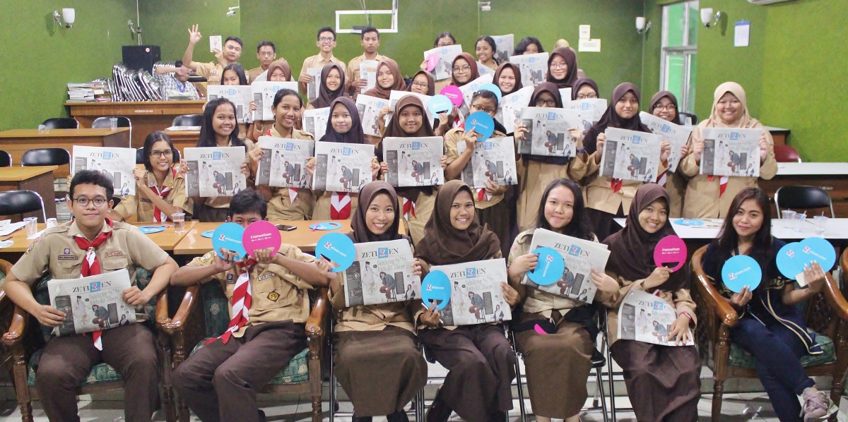 Roadshow SMAN 49 Jakarta: kombinasi berprestasi dan berkarya - zetizen.com
